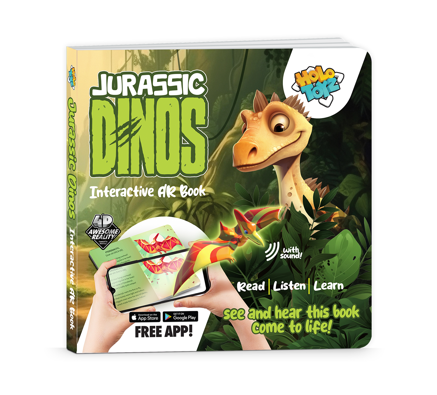 Jurassic Dinos Interactive AR Book – HoloToyz