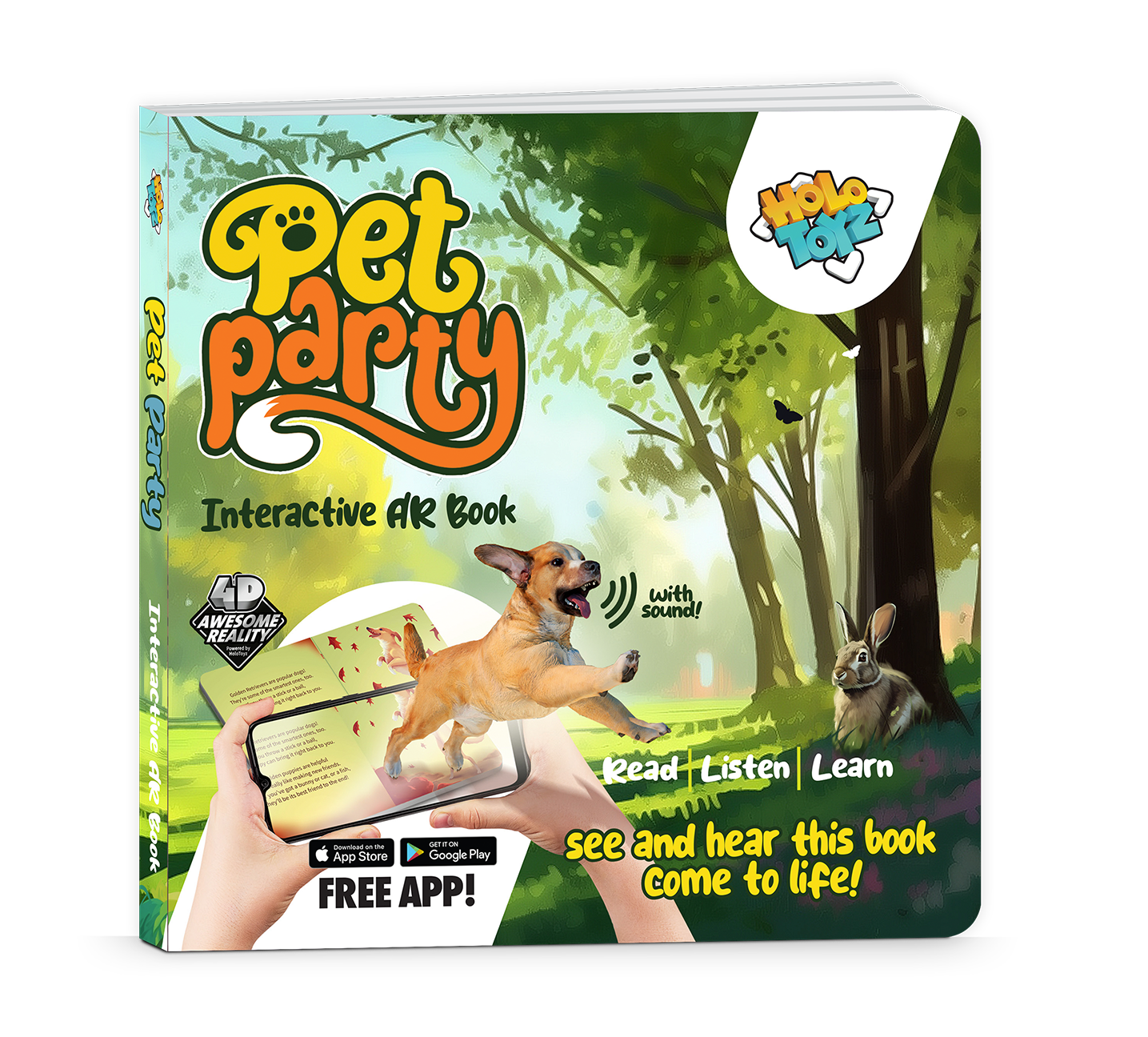 Pet Party Interactive AR Book – HoloToyz